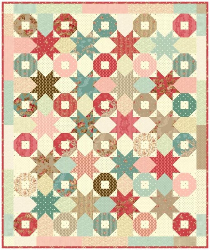 Free Pattern Tic Tac Toe Quilt By Diane For RJR Fabrics